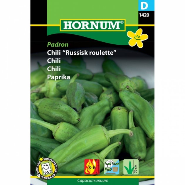 Chili padron "Russisk roulette" | Prydhagen. Stor fokus på populære frø ...